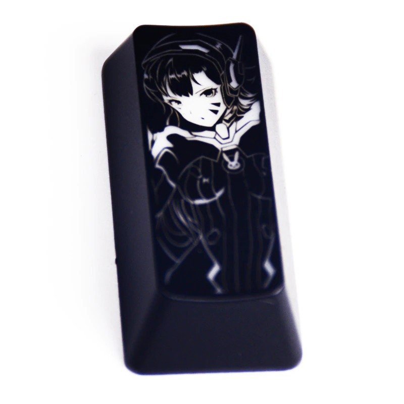 Backlit D.Va Overwatch Keycaps Set Anime Black Gaming - Keysium