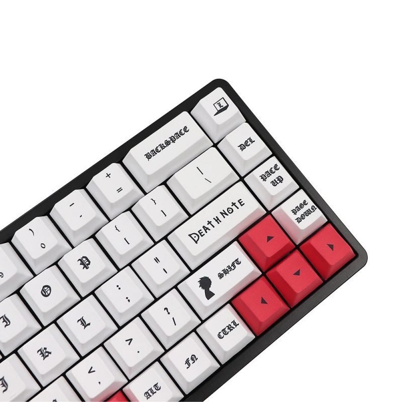 Death Note Keycaps Set Anime Misa Amane Red White ISO - Keysium