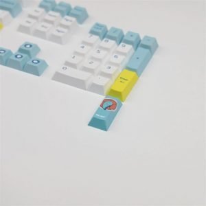 Squirtle Pokemon Keycaps Set Anime Blue White Japanese - Keysium