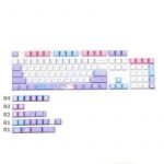Rainbow Magical Girl Keycaps Set Kawaii Japanese Purple - Keysium