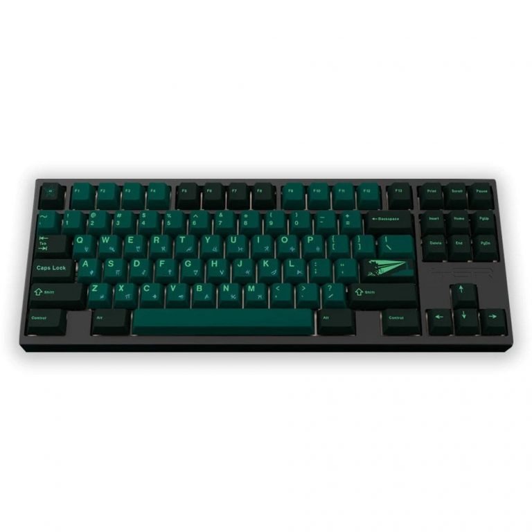 Terror Below Keycaps Set GMK Clone Monster Green Black - Keysium