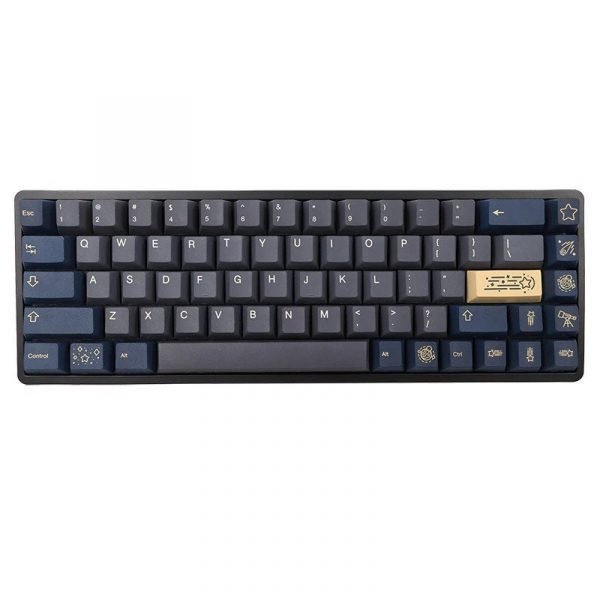 Astronomy Stargaze Keycaps Set GMK Clone ISO Blue Grey - Keysium