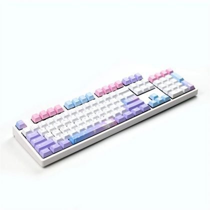 Rainbow Magical Girl Keycaps Set Kawaii Japanese Purple - Keysium