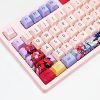 Asuka Shinji Rei Evangelion Keycaps Set Anime Pastel Pink - Keysium