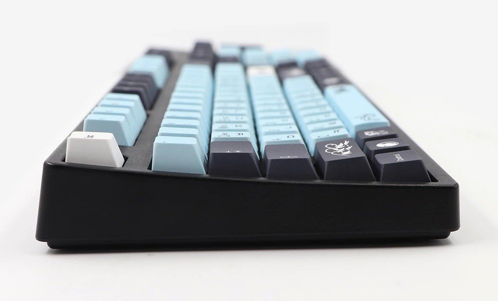 Korean Avatar Mizu Keycaps Set GMK Clone Hangul Blue - Keysium