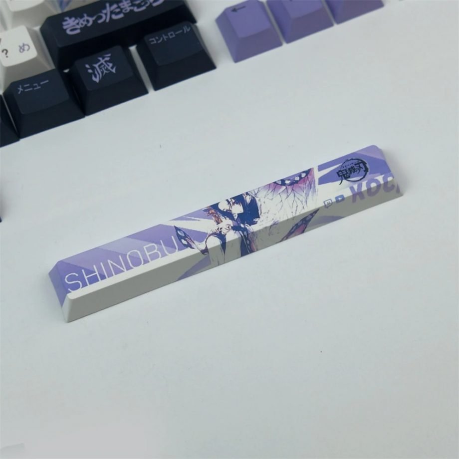 Shinobu Kocho Demon Slayer Keycaps Set Anime Cute Purple - Keysium