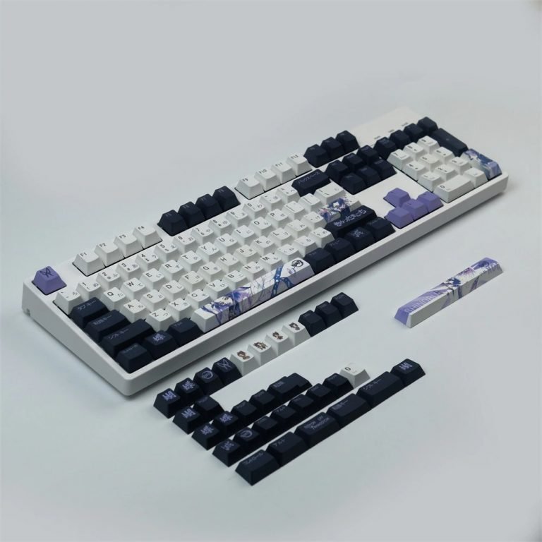 Shinobu Kocho Demon Slayer Keycaps Set Anime Cute Purple - Keysium