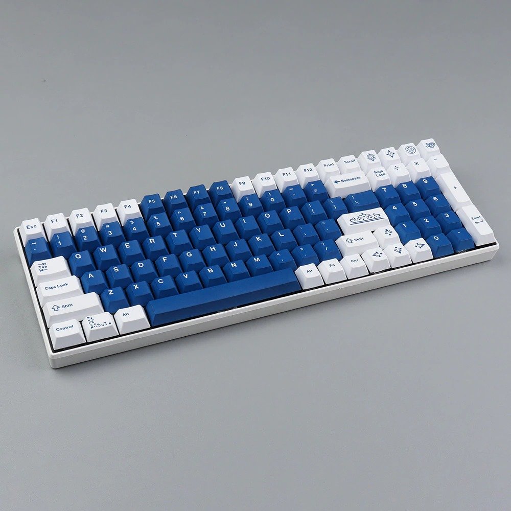 Cute Lazurite Keycaps Set GMK Clone Minimalist Art - Keysium