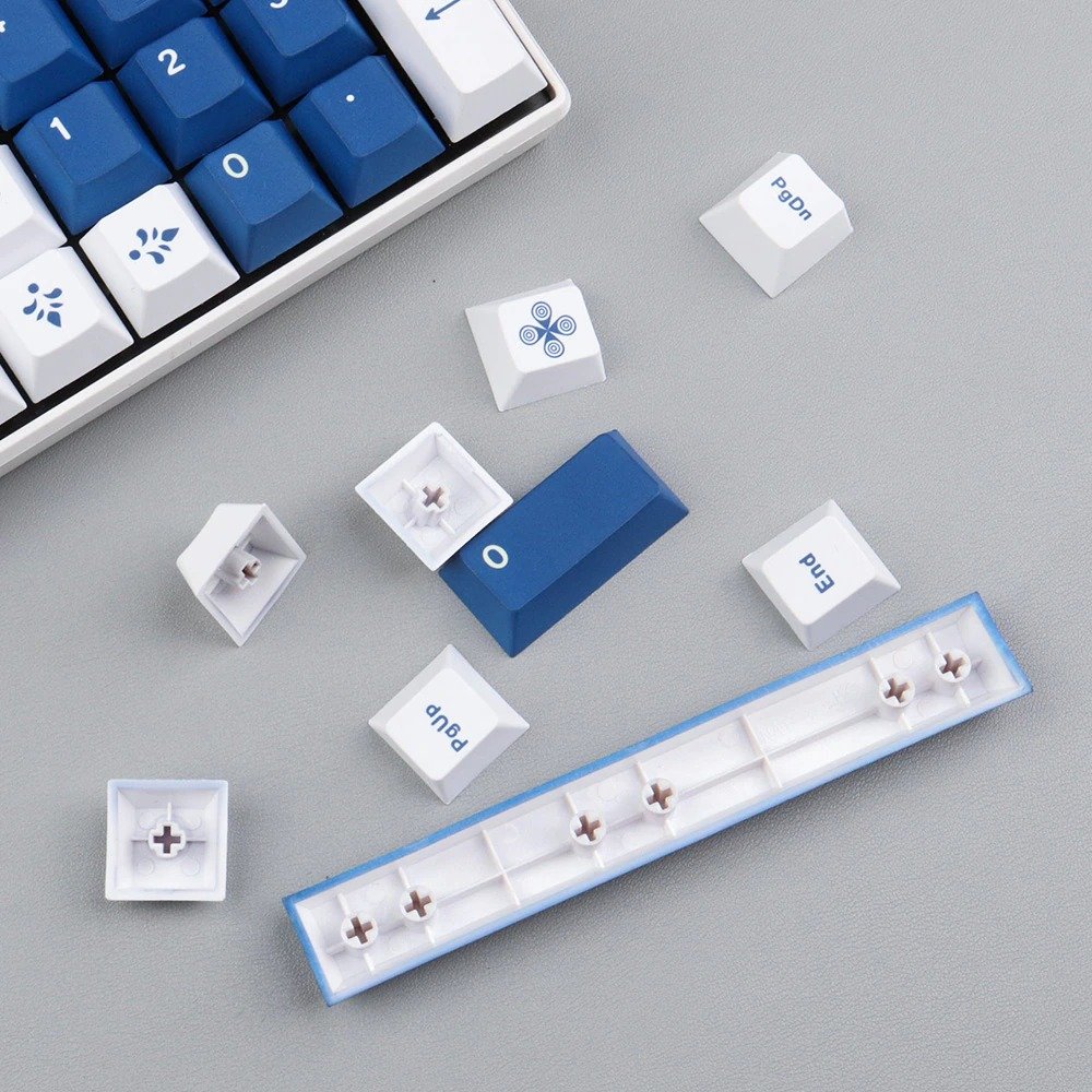 Cute Lazurite Keycaps Set GMK Clone Minimalist Art - Keysium