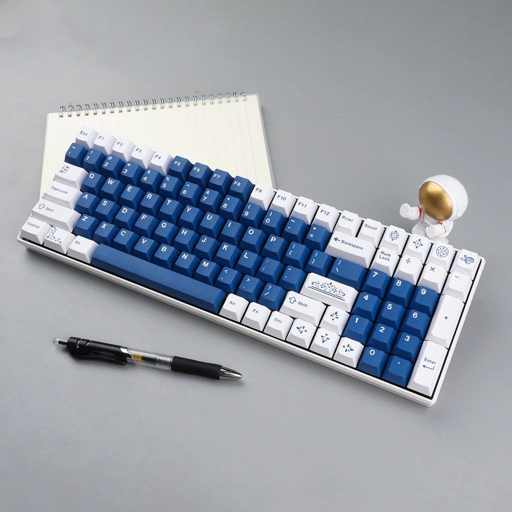Cute Lazurite Keycaps Set GMK Clone Minimalist Art - Keysium