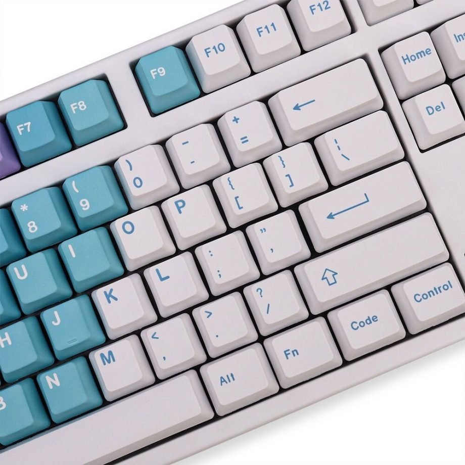 Cute Pastel Gradient Keycaps Set Kawaii Blue Purple - Keysium