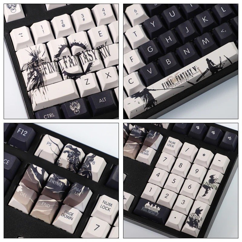FF14 Final Fantasy Keycaps Set Anime Game Kawaii - Keysium