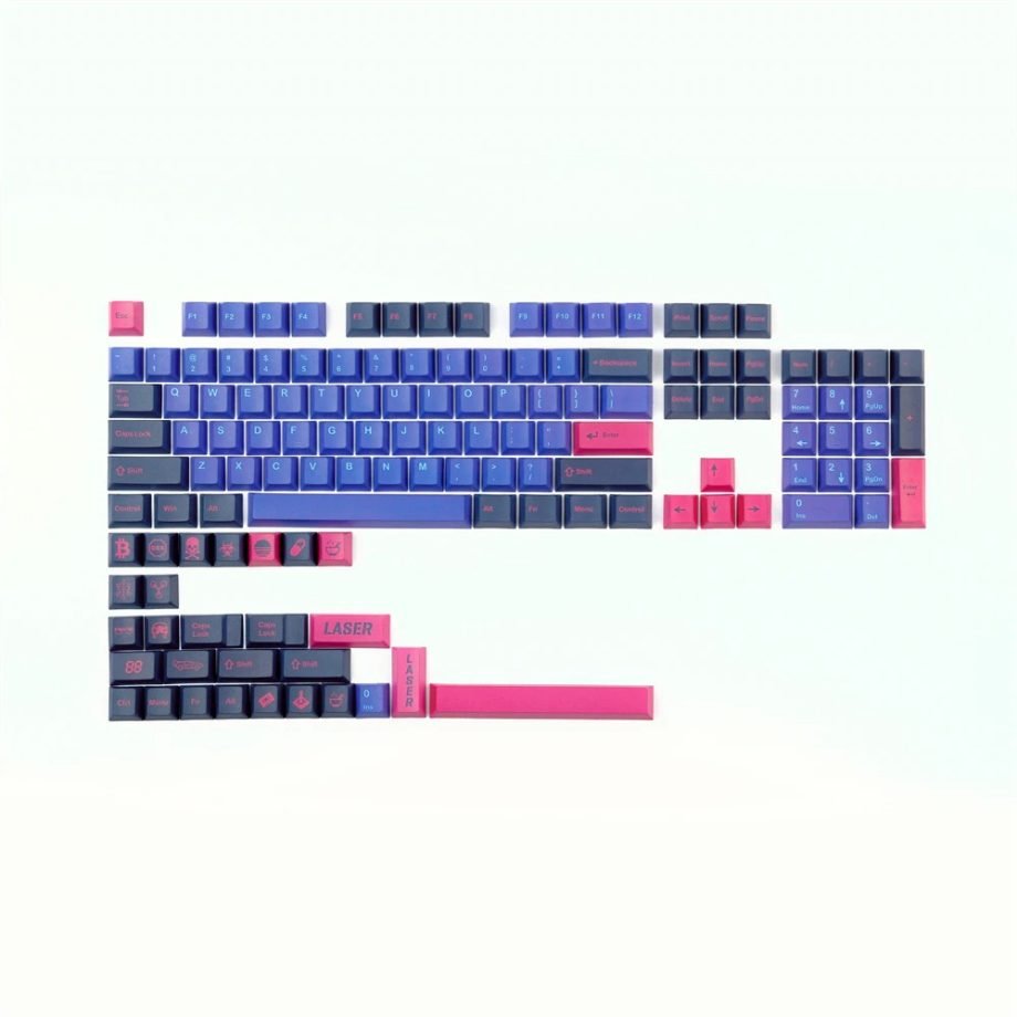 GMK Clone Laser Keycaps Set 80s Pop Culture Cyberpunk - Keysium