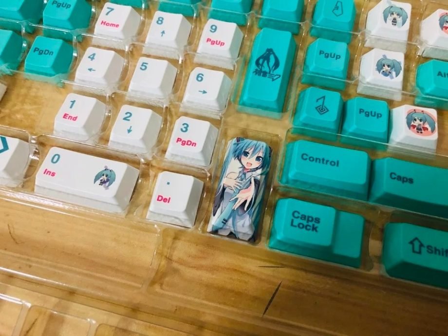 Kawaii Hatsune Miku Keycaps Set Anime Project DIVA - Keysium